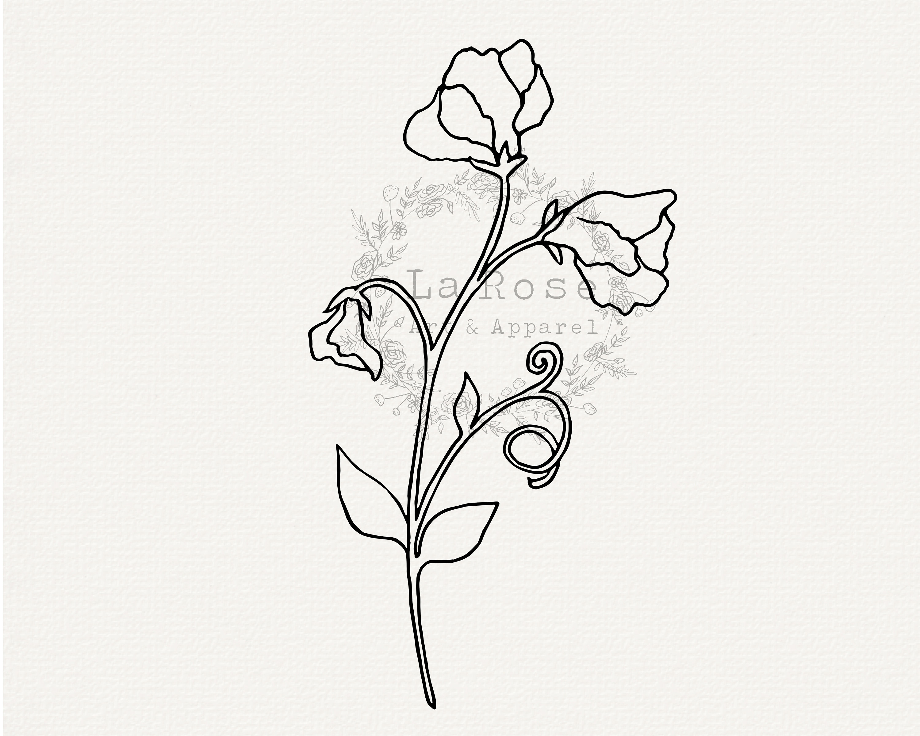 Daisy Svg Sweet Pea Svg April Birth Month Flower Svg April Etsy