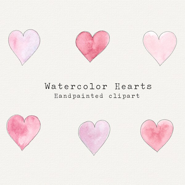 Hand Painted Heart - Etsy