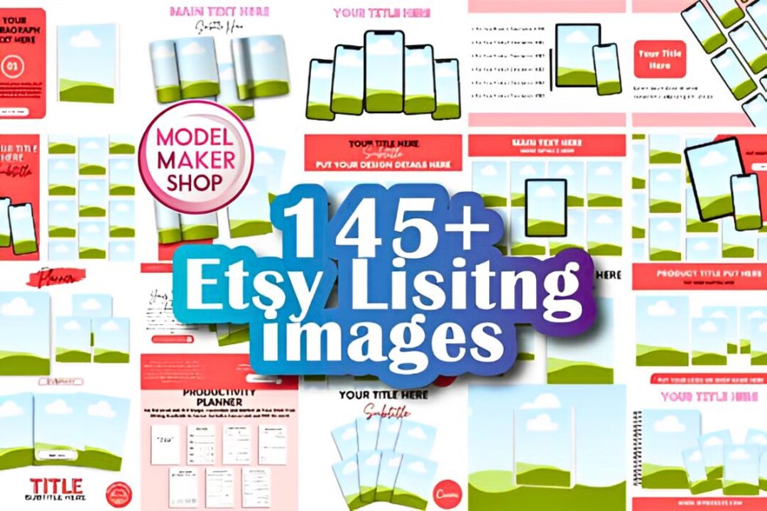 Canva Mockup Bundle: 150 Editable Templates for Digital Products - Etsy