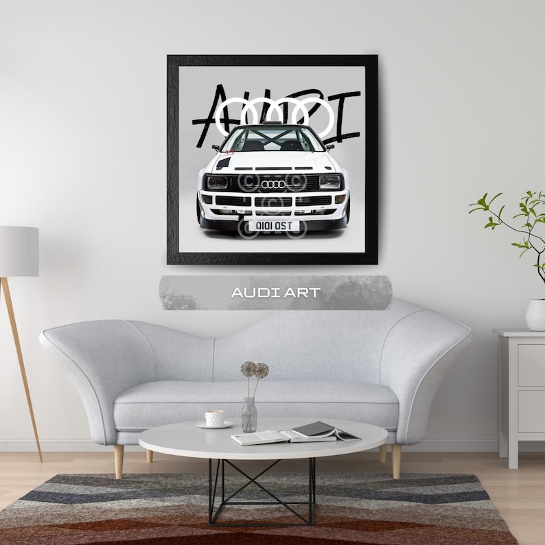 Audi Sports Car Poster | Automotive Wall Art (digital Download) - Etsy