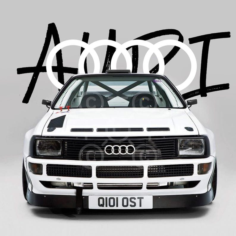 Audi Sports Car Poster | Automotive Wall Art (digital Download) - Etsy