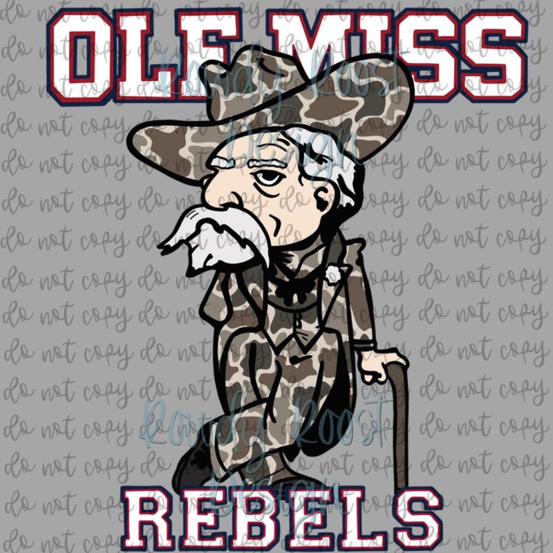 Preppy Ole Miss Dtf - Etsy