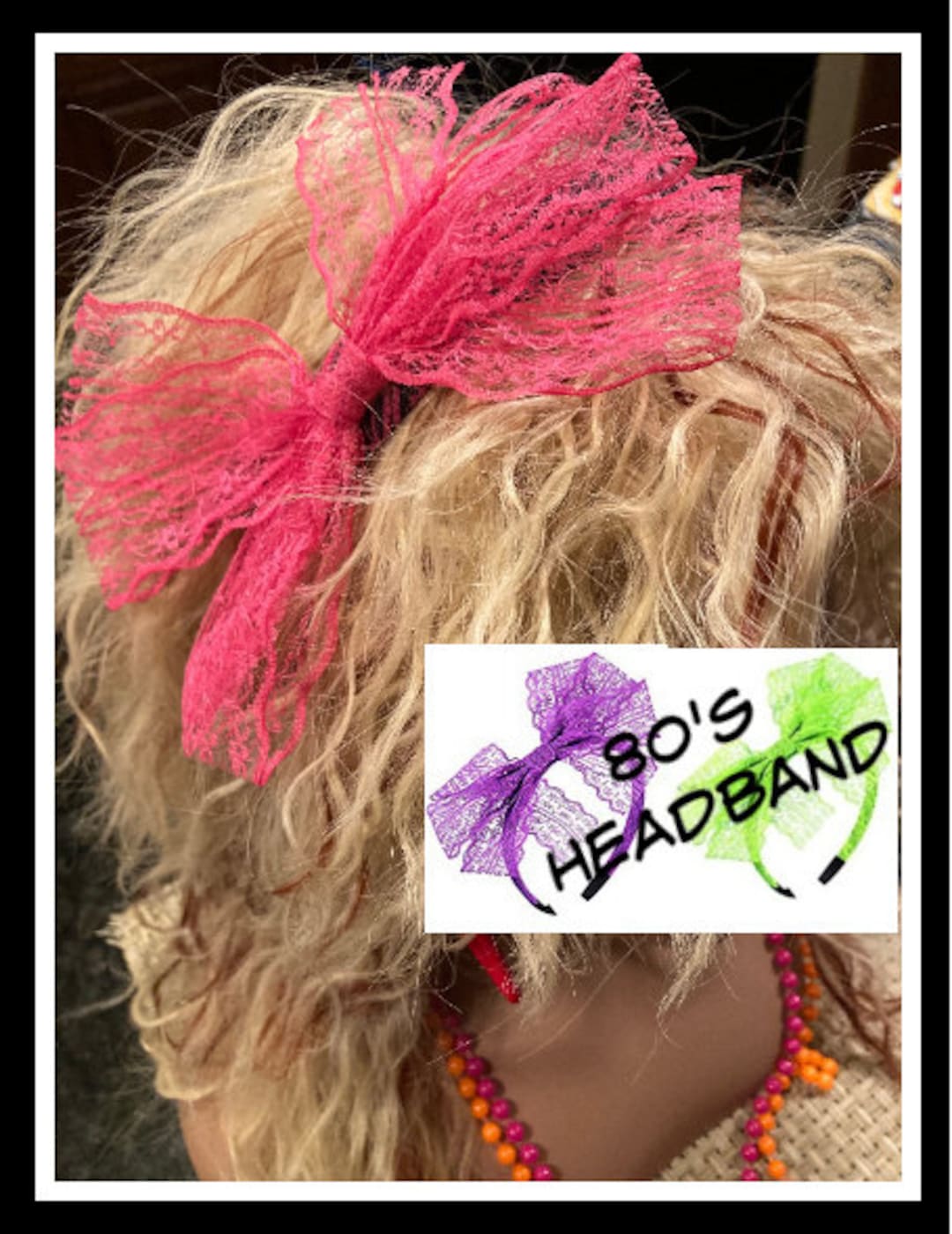 80s Bow Headbands