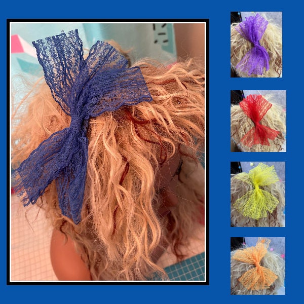 Madonna 80’s Hair Bow - Etsy