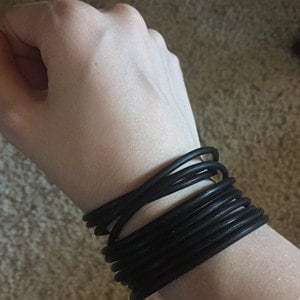 80s Style Jelly Bracelets Party Favor Stretchy 20 Pack BLACK 80's ...