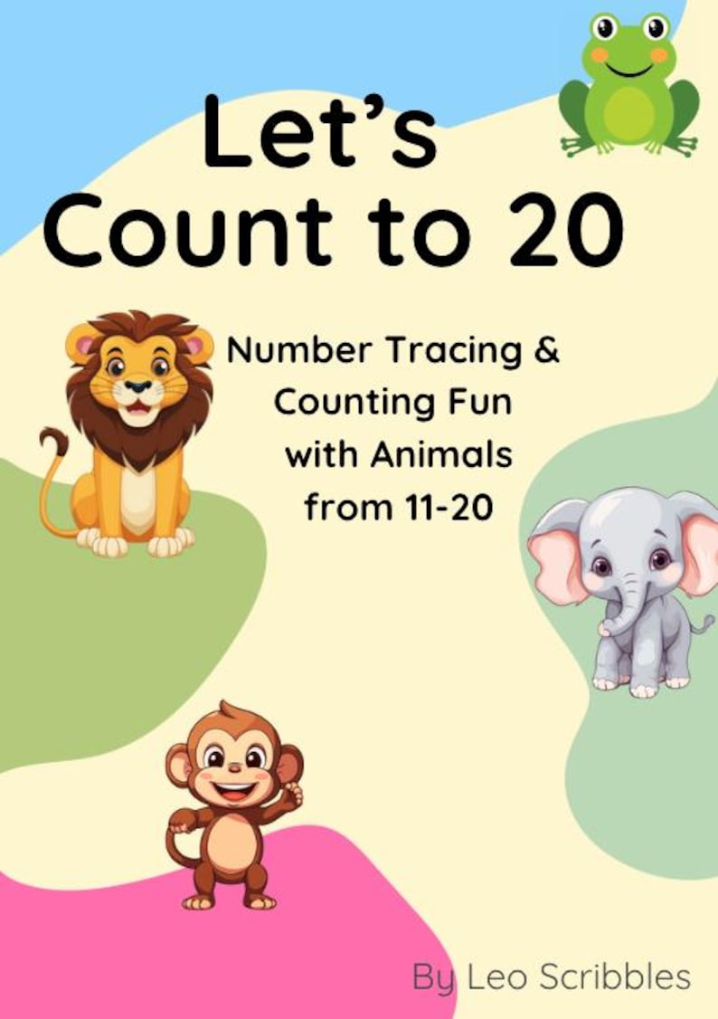 Let’s Count to 20 | Number Tracing Worksheets | Preschool Printable ...