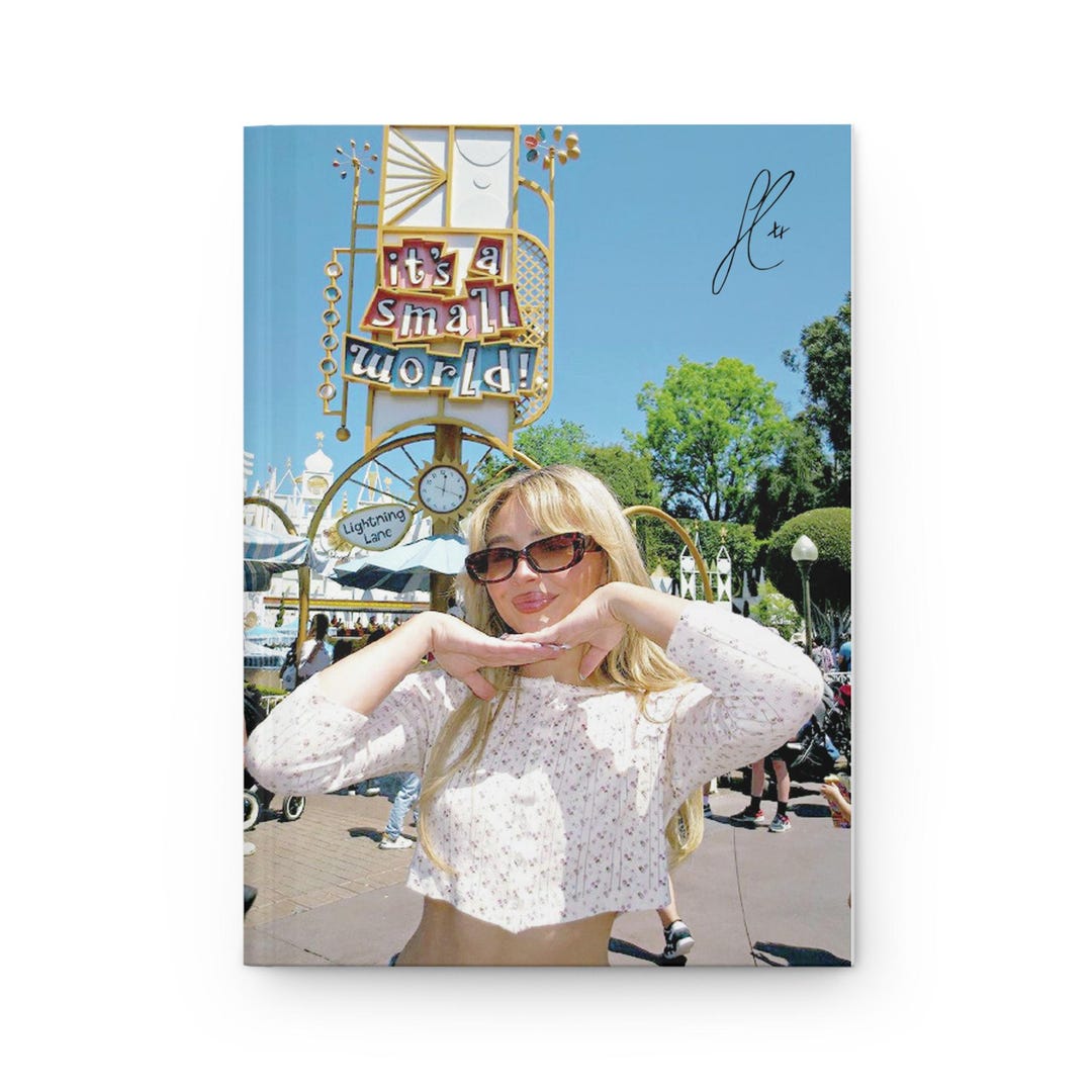 Sabrina Carpenter Chic Hardcover Journal, Elegant Matte Notebook ...