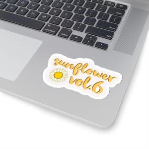 Sunflower Song Sticker, Harry Styles Sticker, Music Lover Gift, Laptop ...