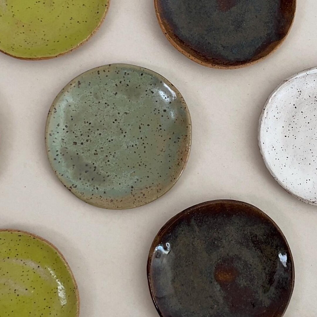 Little Plates 3 Handmade Studio Ceramic Pottery Small Dish Vessels for ...