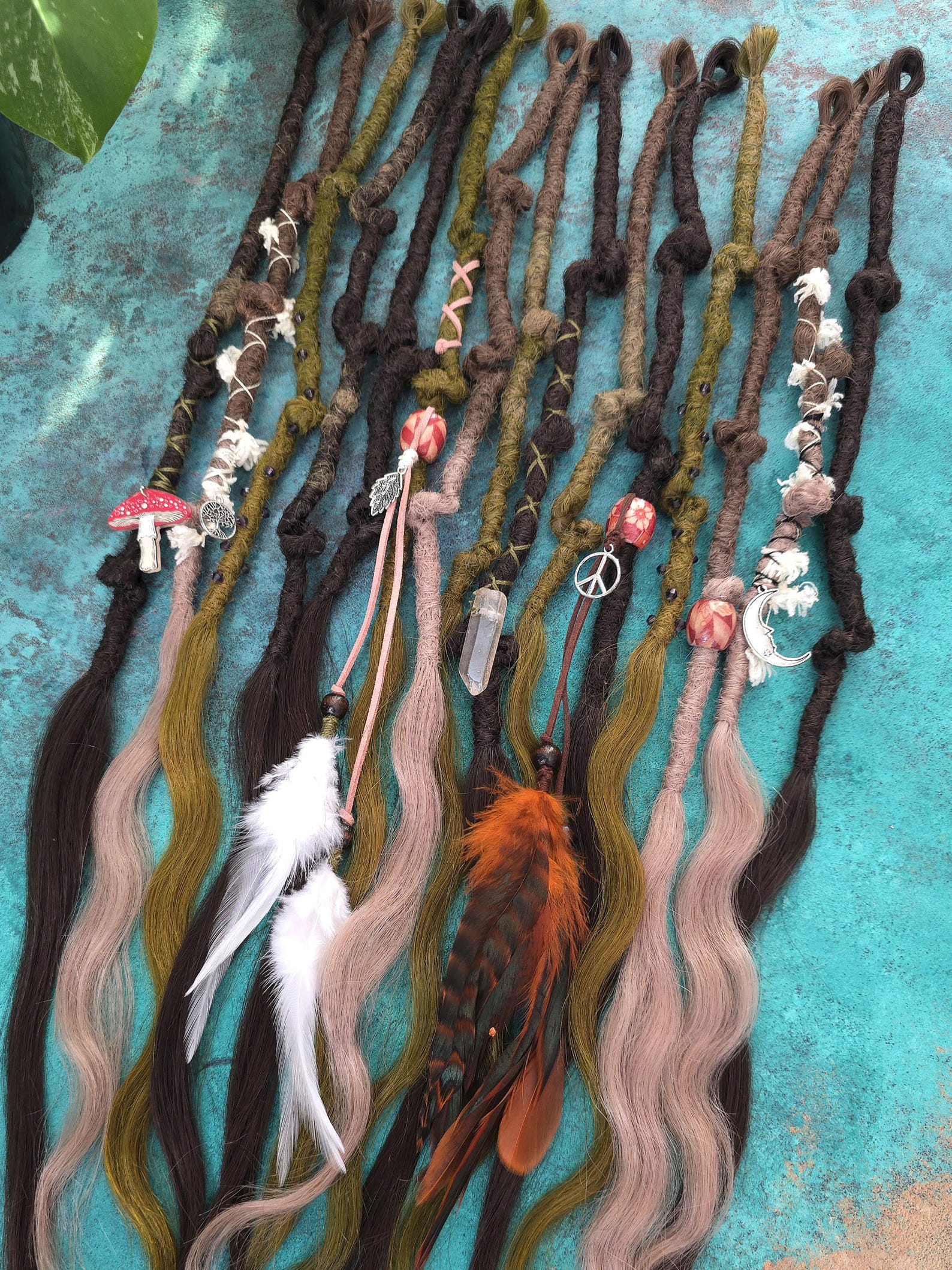 Custom Human Hair Dreadlock Extensions With Thick Ends - Etsy