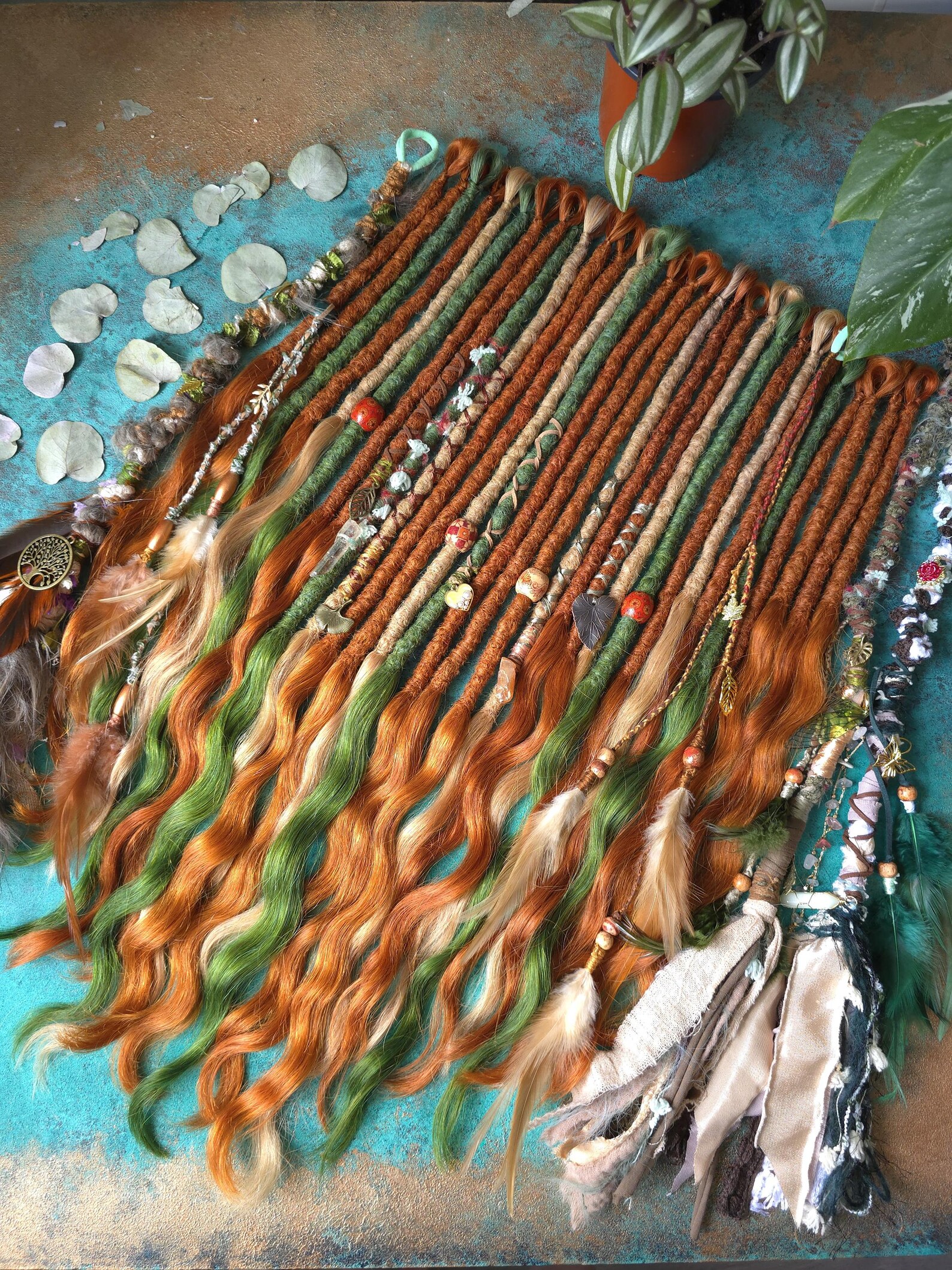 Custom Human Hair Dreadlock Extensions With Thick Ends - Etsy