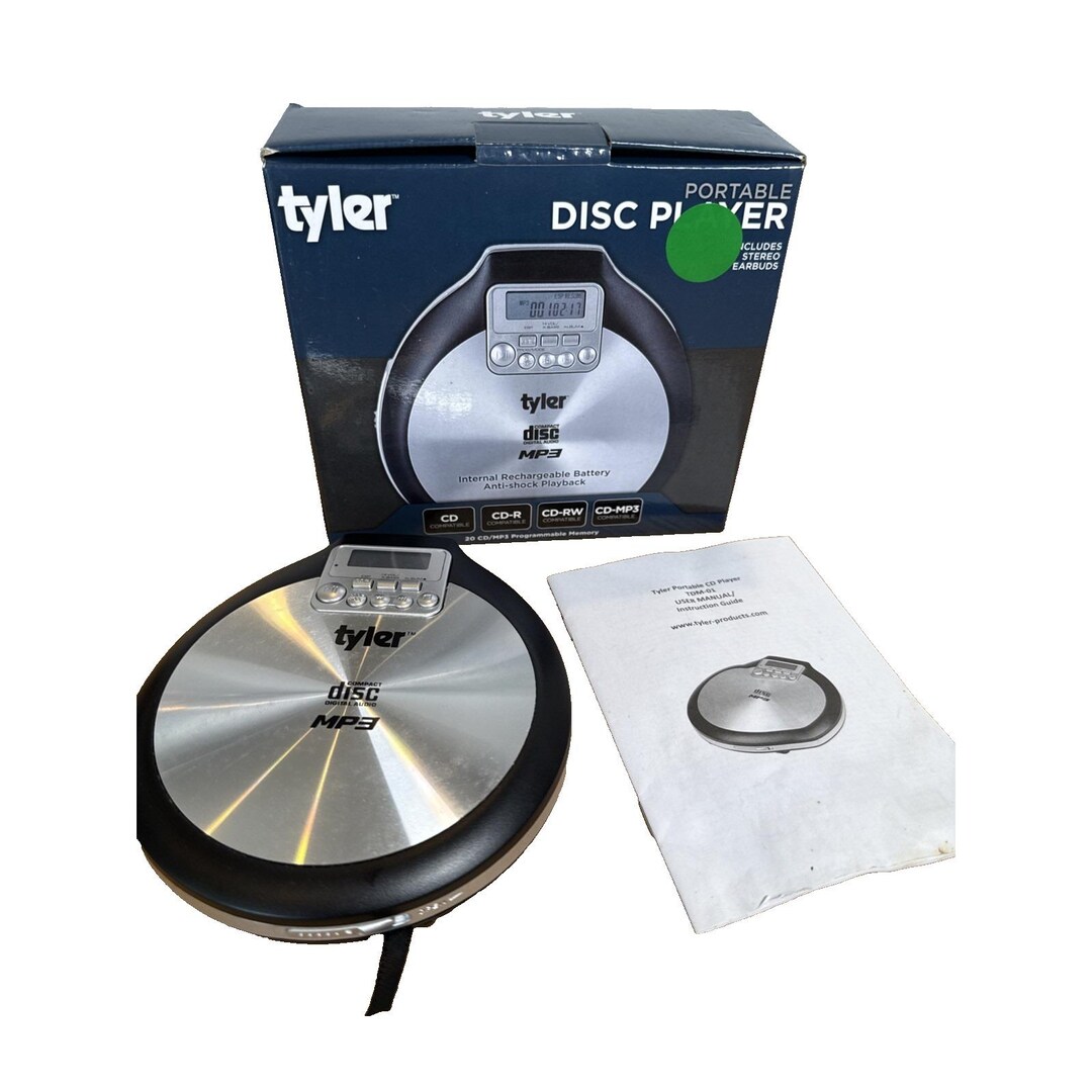 Tyler Portable Disc Player Tdm-01 - Etsy
