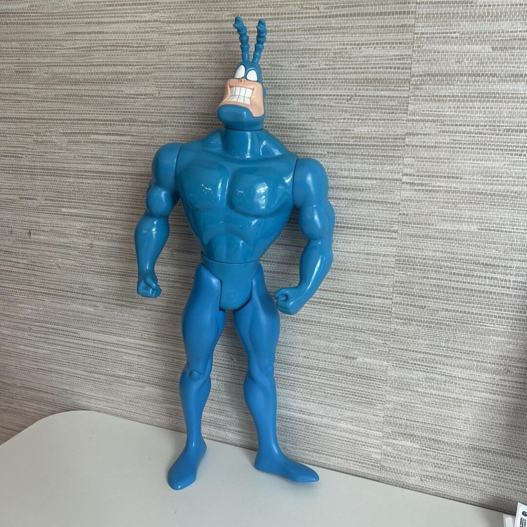 1994 Bandai Talking Tick 15" Poseable Action Figure (untested) Vintage ...