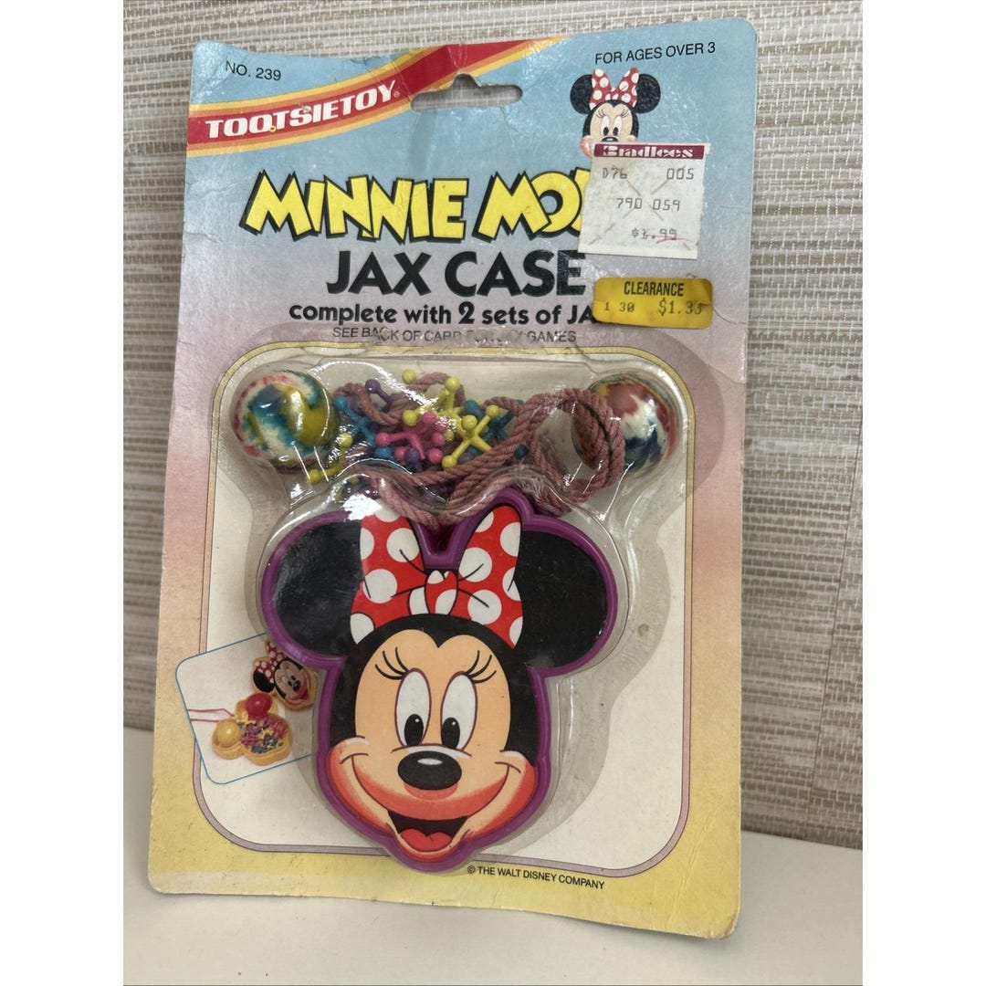 Vintage Minnie Mouse Jax Case Necklace Tootsie Toy Walt Disney - Etsy