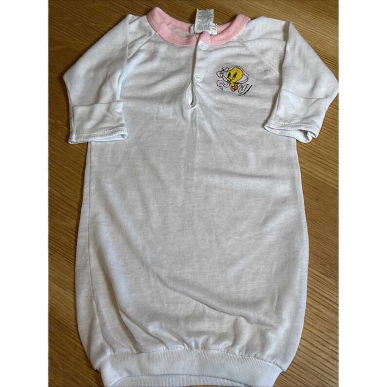 Vintage Girls Tweety Bird Dress Nighty Pink&white 1997 - Etsy