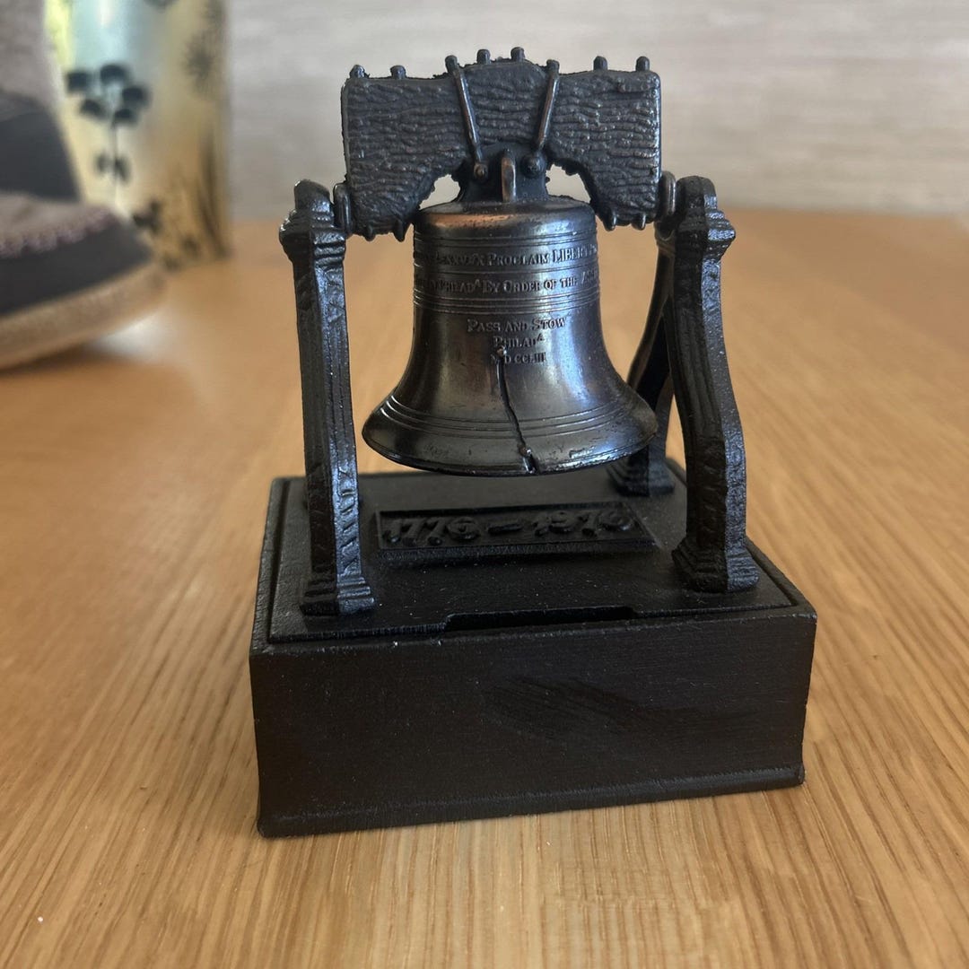 1976 Cast Iron Liberty Bell Coin Bank Harrisburg, PA - Etsy