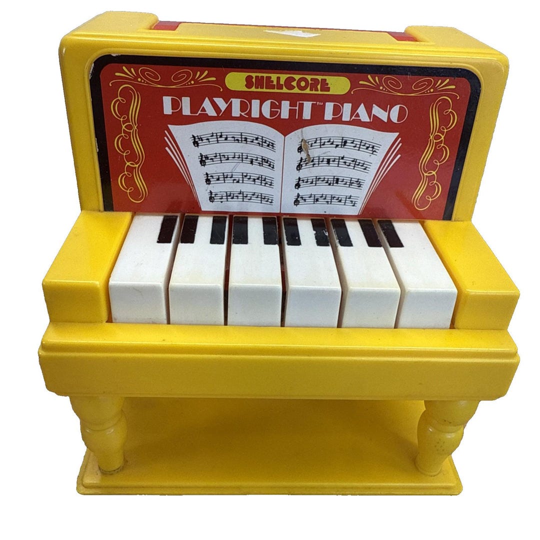 Vintage Shelcore Play Right Piano Children's Musical Toy 1984 Works - Etsy