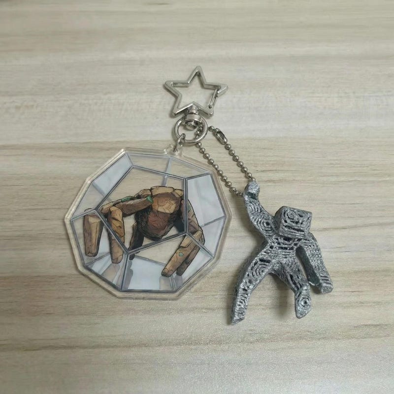 Rocky Acrylic Keychain - Etsy
