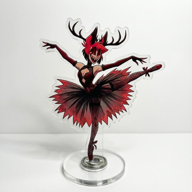 Hazbin Hotel Alastor&vox Standee, Vee Pole Dance Acrylic Standee ...