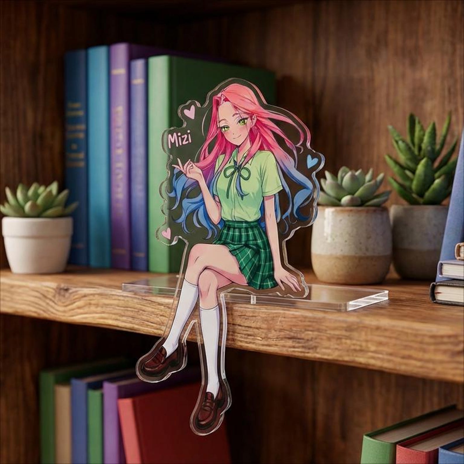 Alien Stage Style Acrylic Standee, Anime Fan Art Desk Display, Alien ...