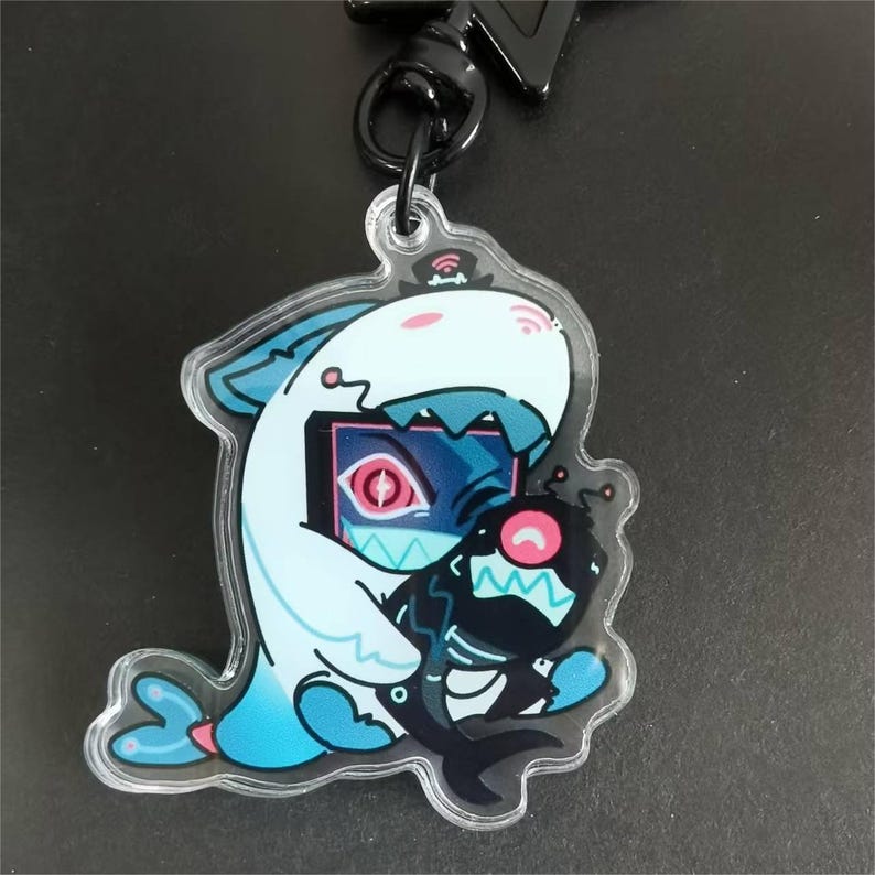 Hazbin Hotel Keychain, Vox Keychain, Alastor Keychain - Etsy
