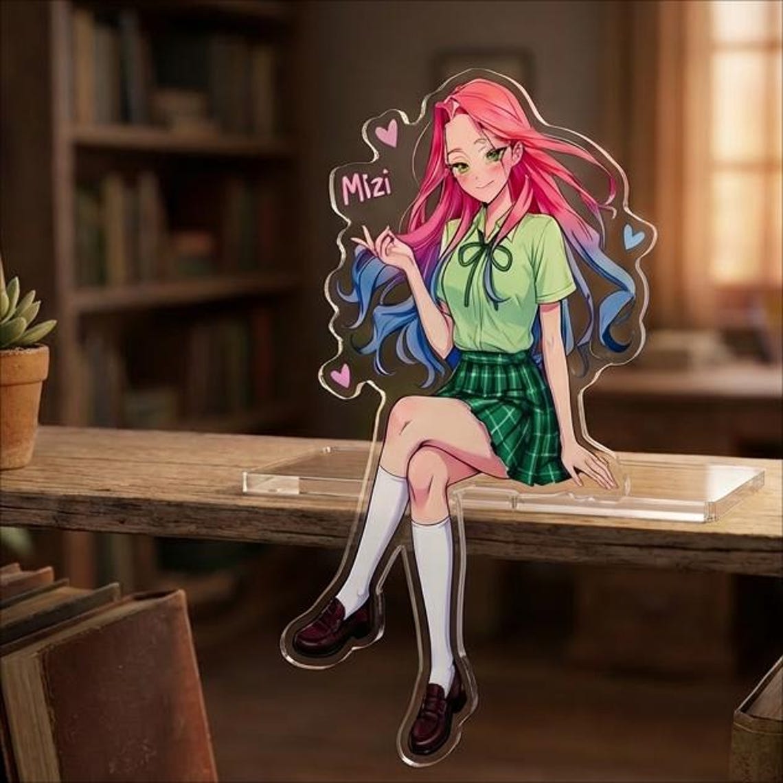 Alien Stage Style Acrylic Standee, Anime Fan Art Desk Display, Alien ...