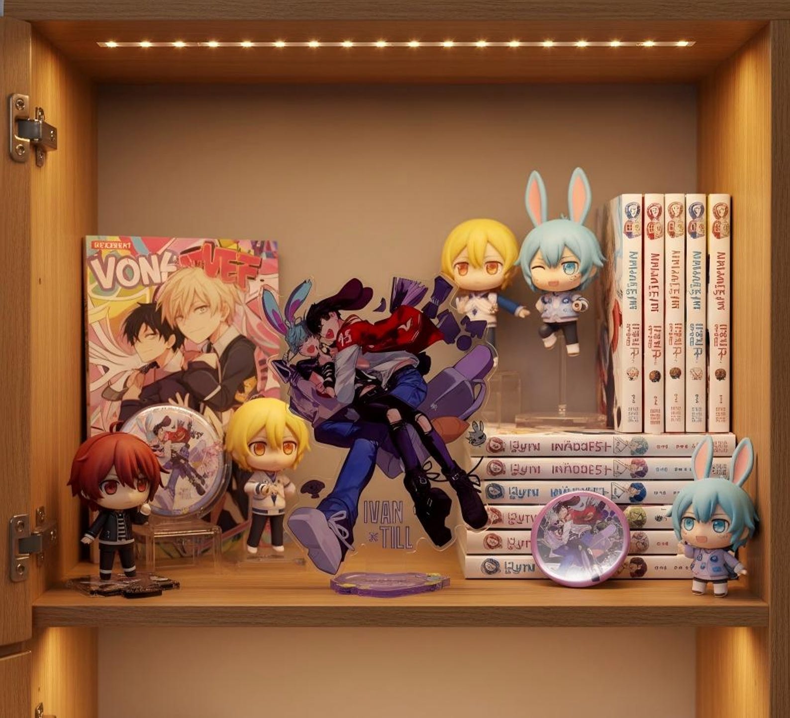 Alien Stage Style Acrylic Standee, Anime Fan Art Desk Display, Chibi ...