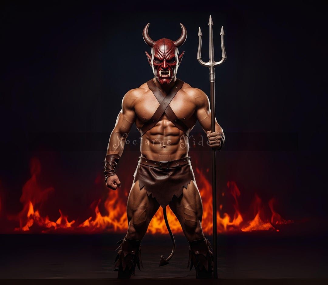 Genuine Leather Gothic Male Costume| Brown Leather Demon Cosplay Outfit ...