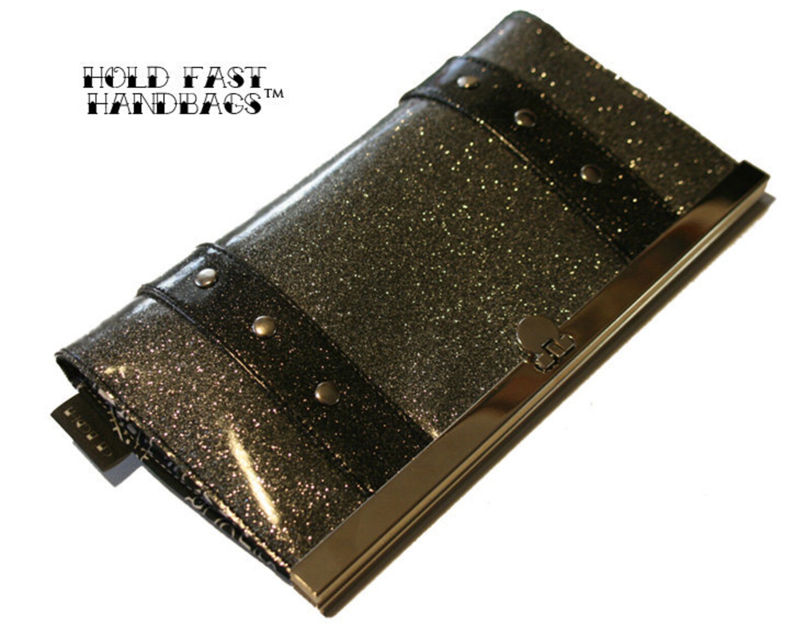 Silver Glitter Vinyl Wallet with Your Choice of Trim MADE TO | Etsy