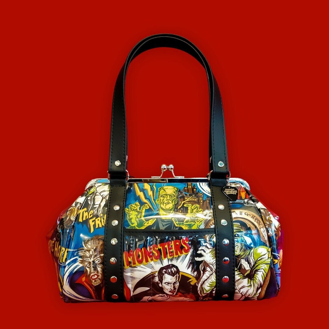 Monster Purse / Frankenstein Bag / Dracula / Mummy / Wolfman / Gothic ...