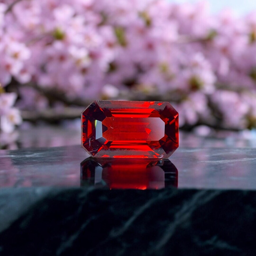 Burmese Red Spinel Gemstone, Pegion Blood Spinel Ring Stone: 1.50 CT - Etsy