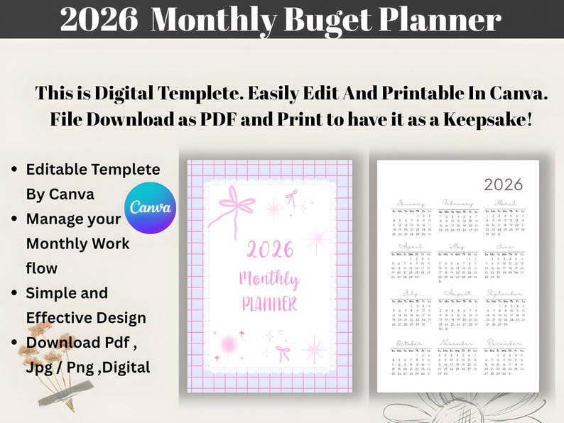 Adhd Budget Planner 2026 Ultimate Budget Tracker || Simple Budget ...