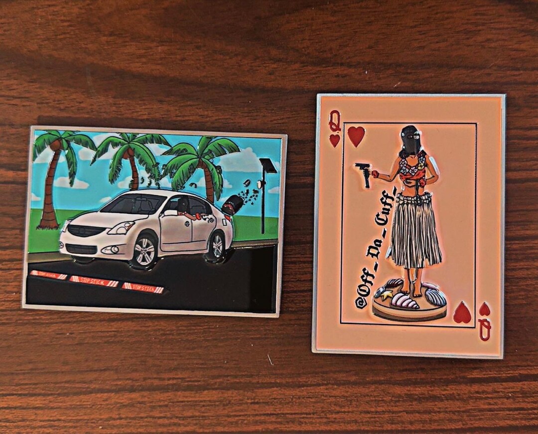 Off Da Cuff Hula Girl Challenge Coin - Etsy