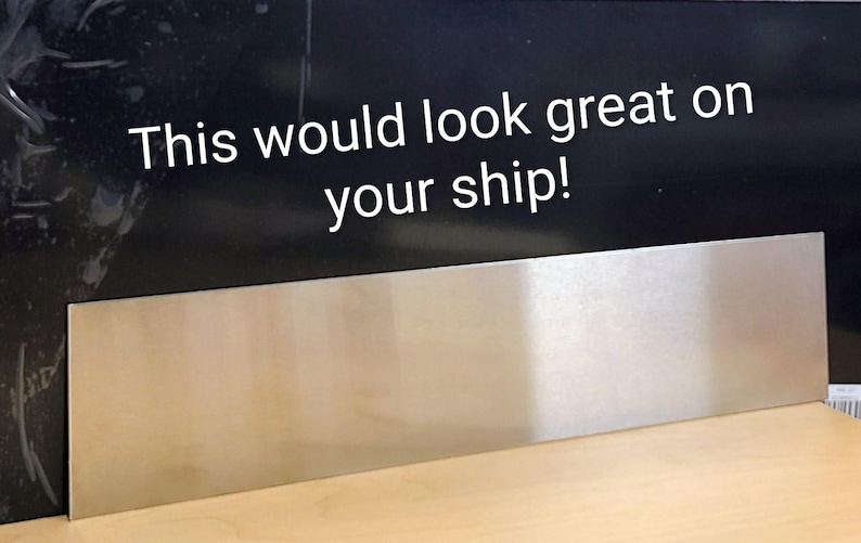 Custom USCG Boat HIN Sign: Laser Engraved 316 Stainless Steel. - Etsy
