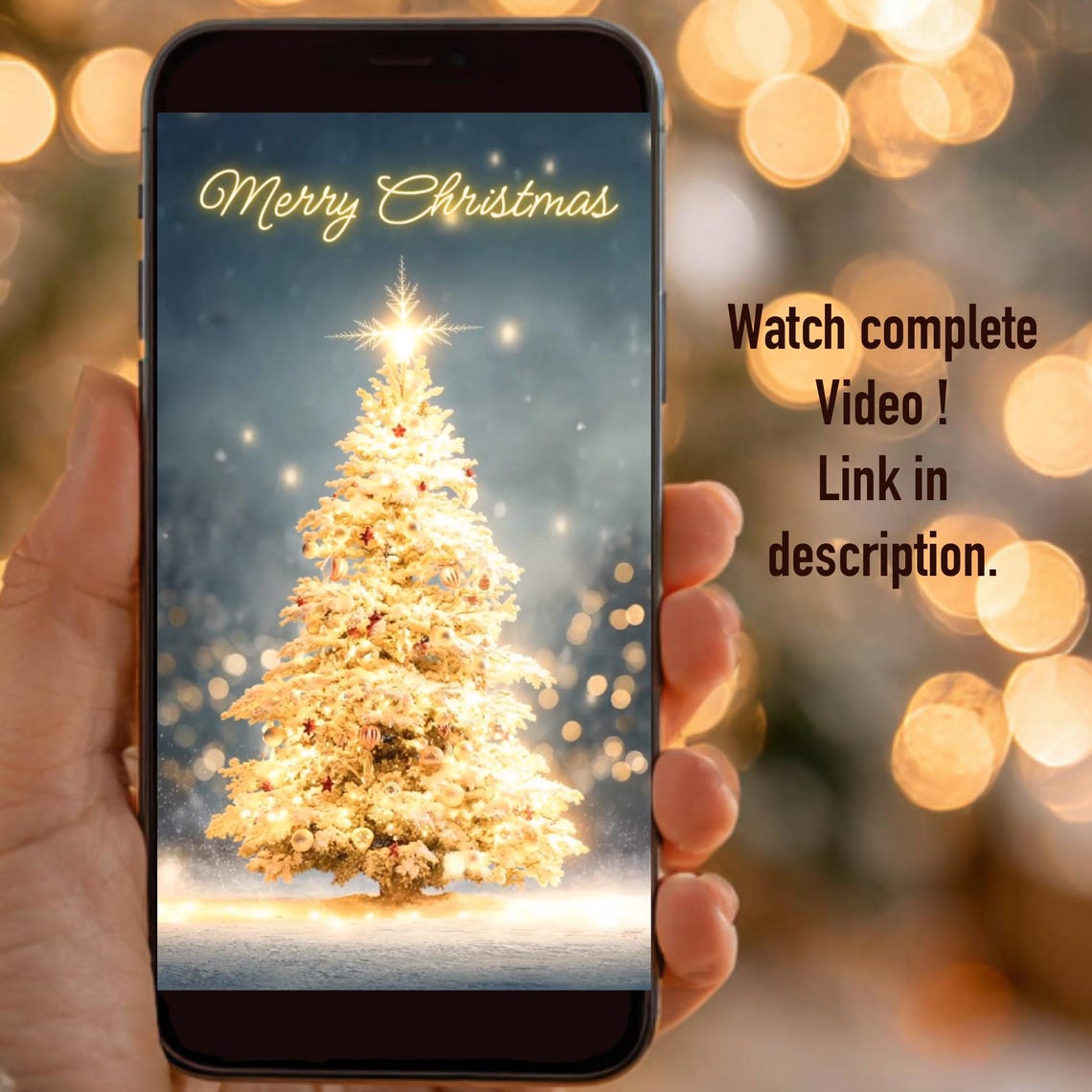 Magic Christmas Video Card | Animated Holiday Greeting With Music and ...