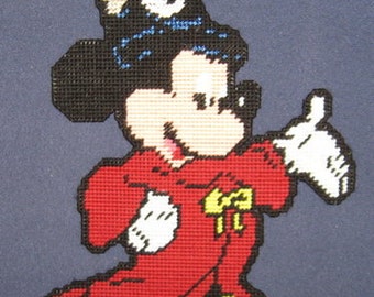 Mickey Mouse Plastic Canvas Pattern | Etsy