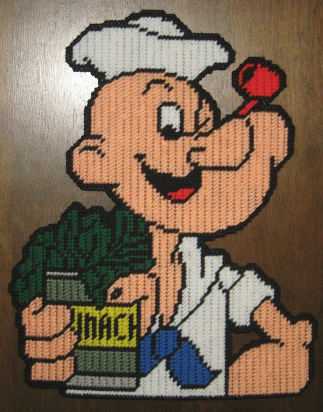 Popeye the Sailorman Plastic Canvas Pattern - Etsy Canada