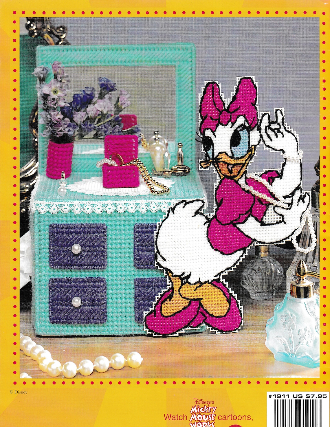 Mickey Mouse Tissue Covers Plastic Canvas Pattern PDF Download - Etsy UK