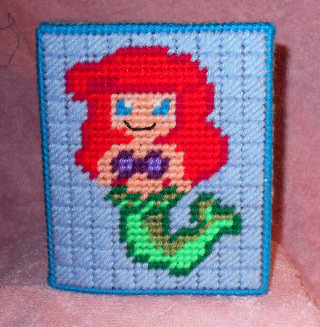 Mermaid 1 Tissue Box Cover Plastic Canvas Pattern - Etsy