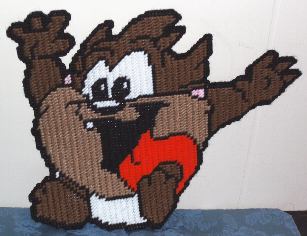 YAAA Baby Taz Plastic Canvas Pattern - Etsy