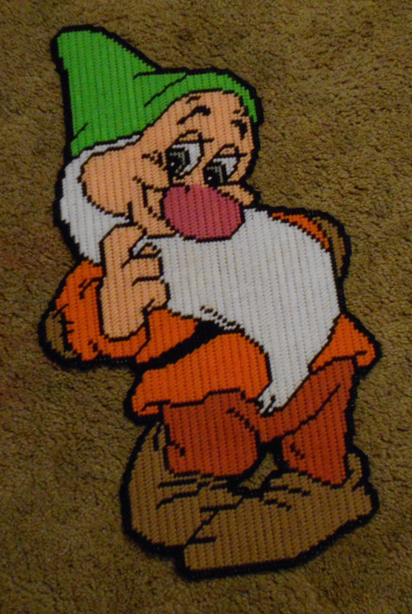 Bashful From the 7 Dwarves Plastic Canvas Pattern - Etsy