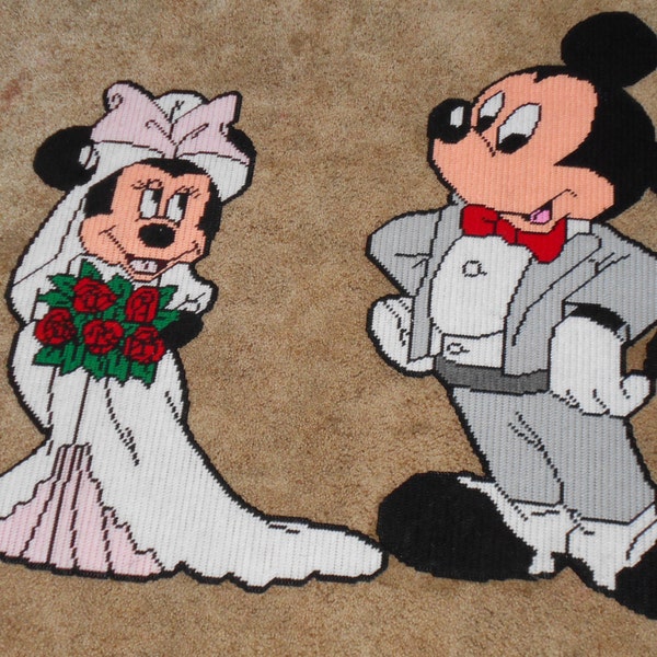 Plastic Canvas Mickey Mouse - Etsy