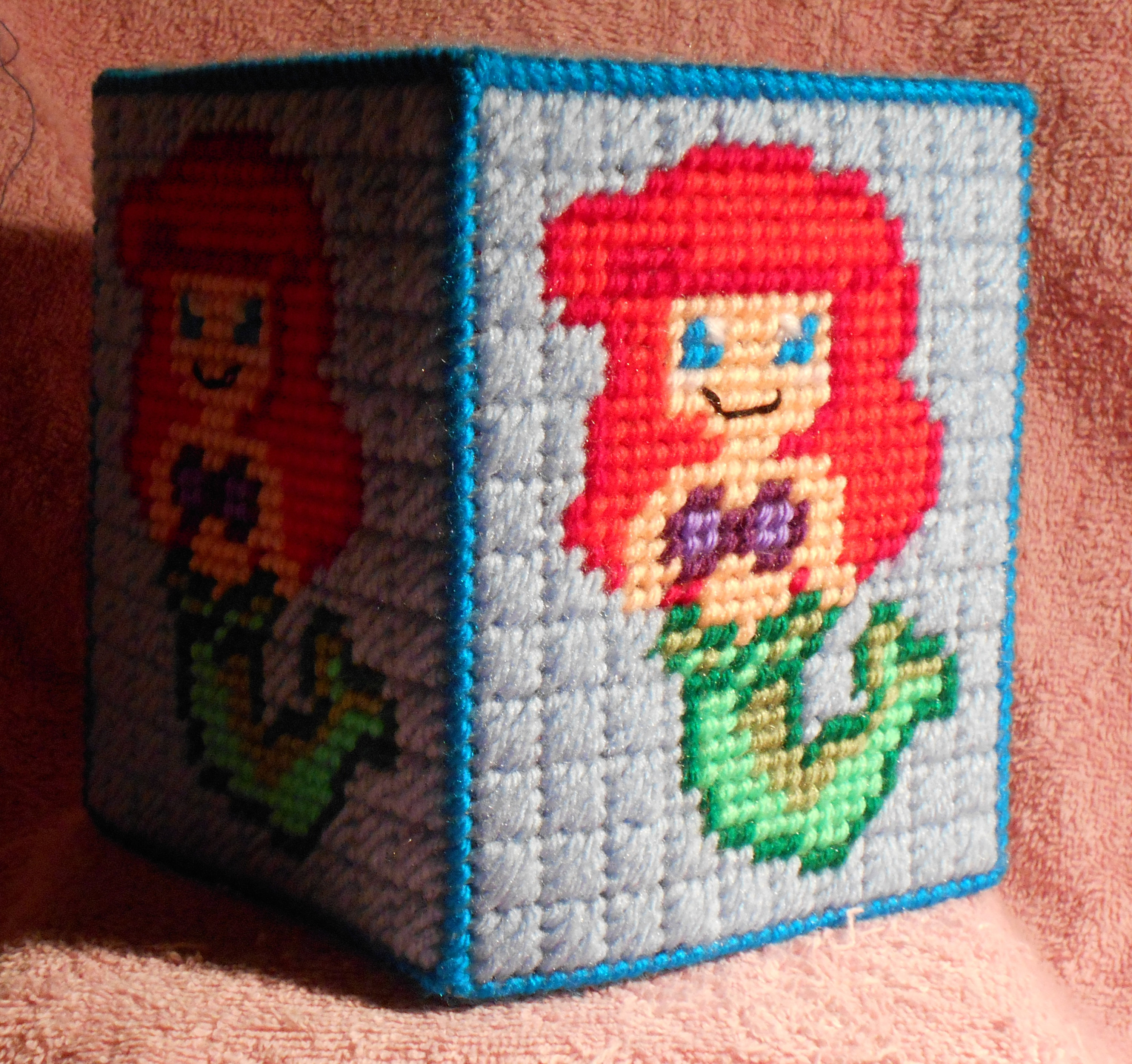 Mermaid 1 Tissue Box Cover Plastic Canvas Pattern - Etsy