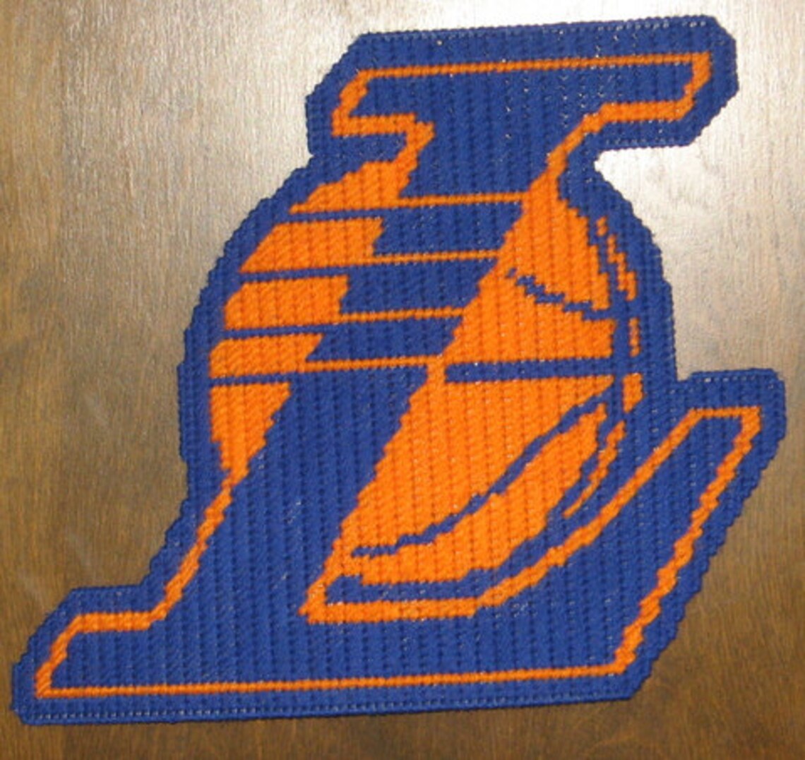 LA Lakers Logo Plastic Canvas Pattern - Etsy