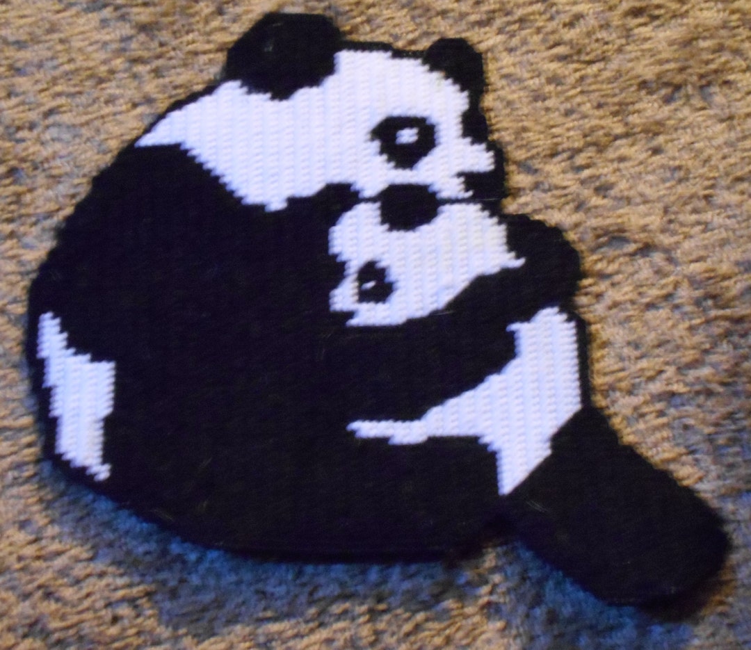 Mother Panda and Baby Plastic Canvas Pattern - Etsy