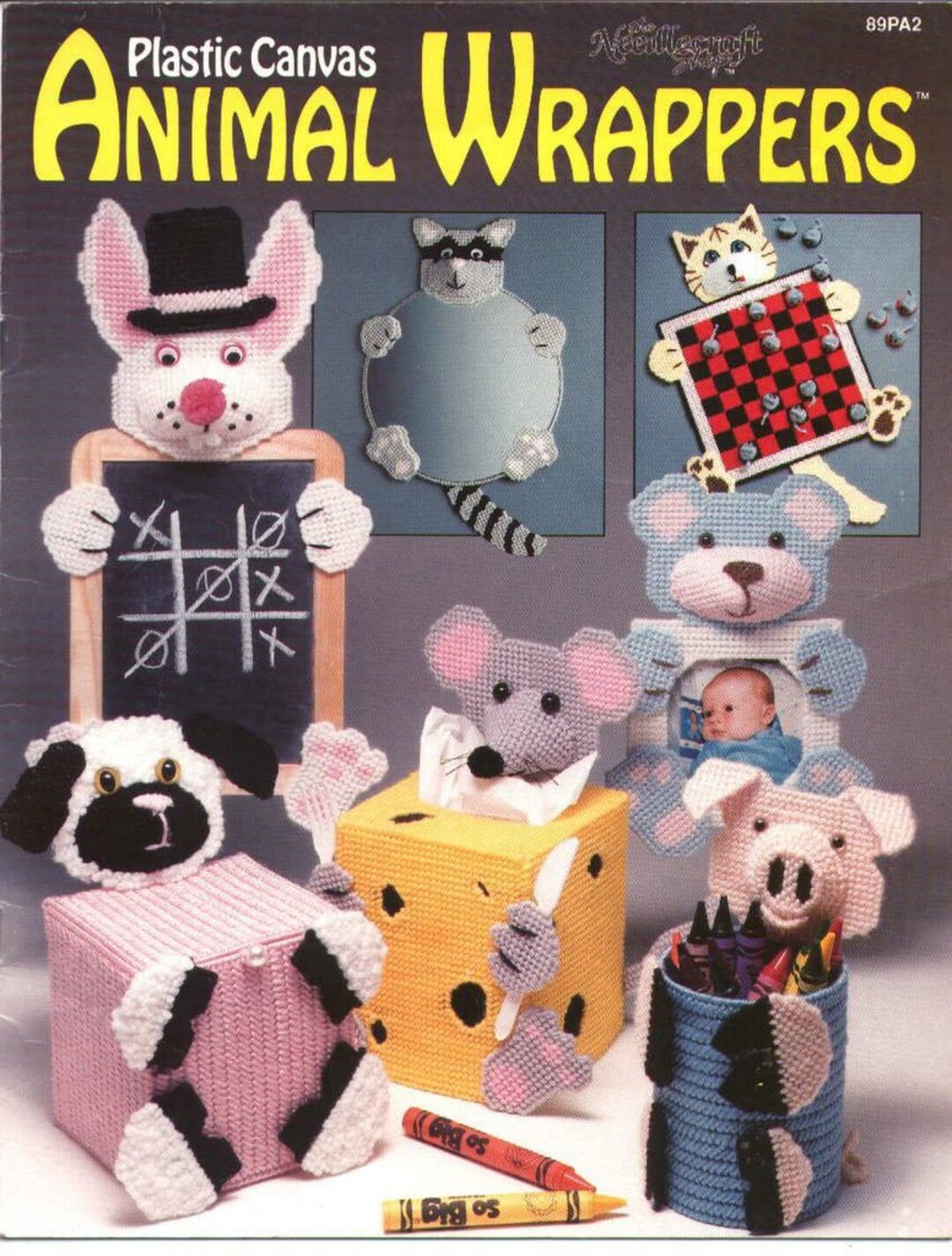 Animal Wrappers Plastic Canvas Leaflet by the Needlecraft Shop PDF ...