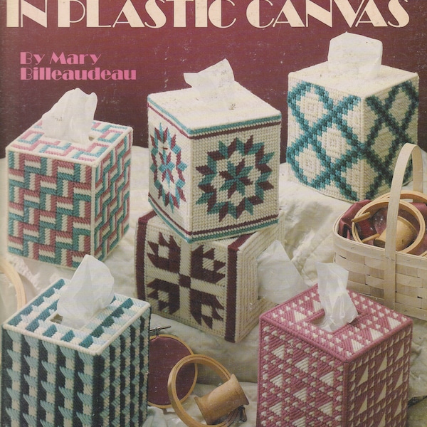 Plastic Canvas Tissue Box Covers - Etsy