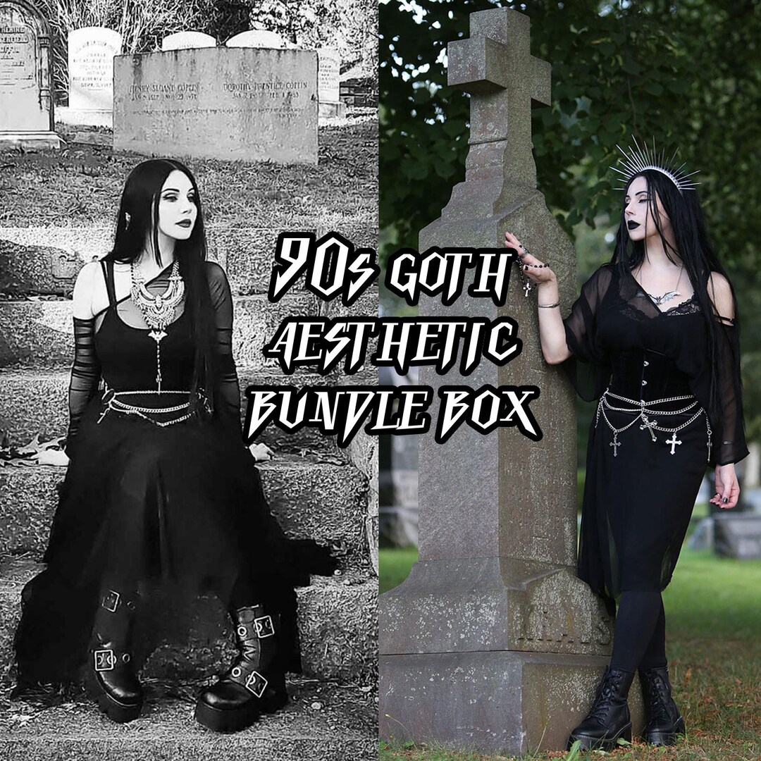 Goth 90s Vampire Mystery Bundle Curated Style Aesthetic Box 5 Pieces - Etsy