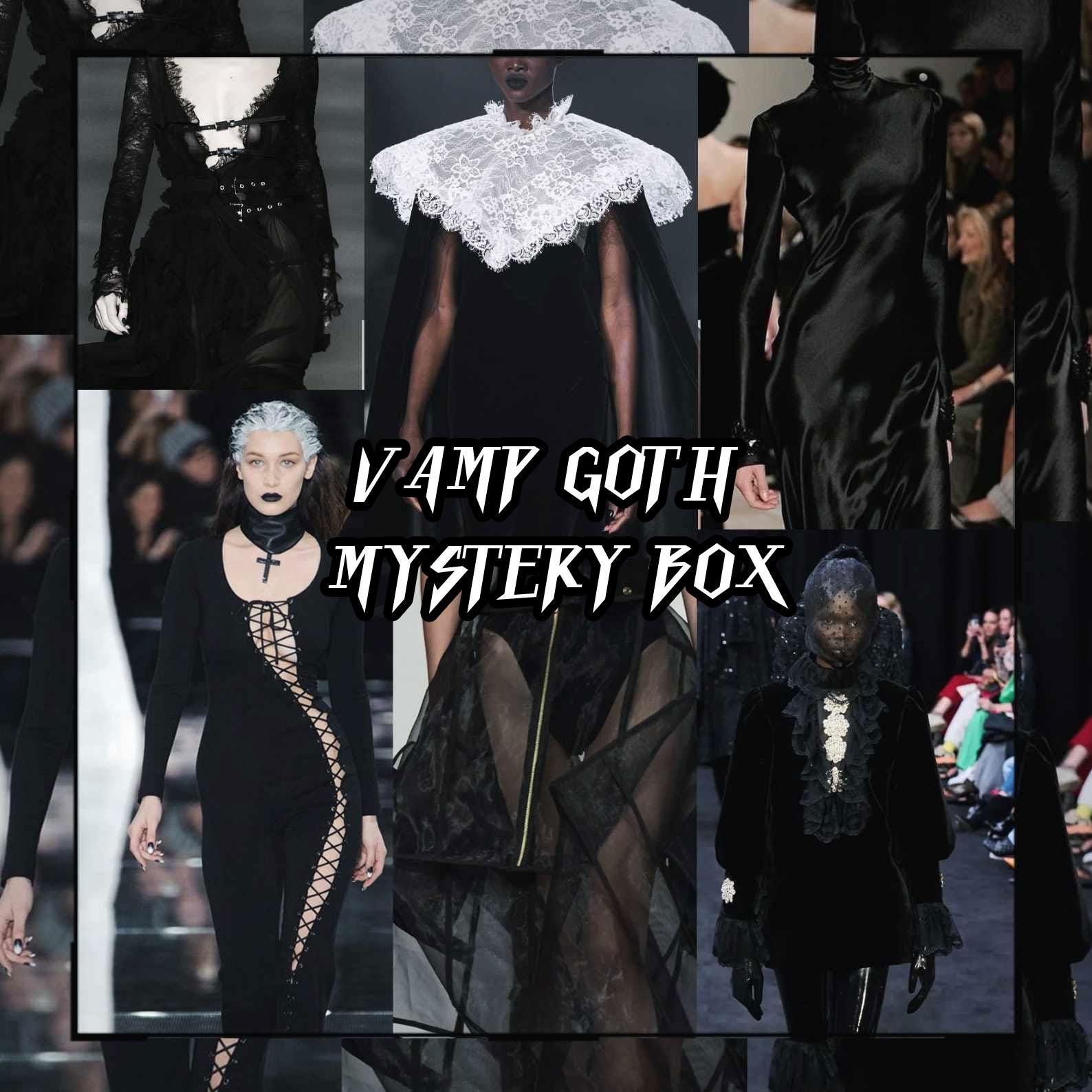 Goth Vamp Dark Aesthetic Mystery Bundle Gothic Curated Style Box - Etsy