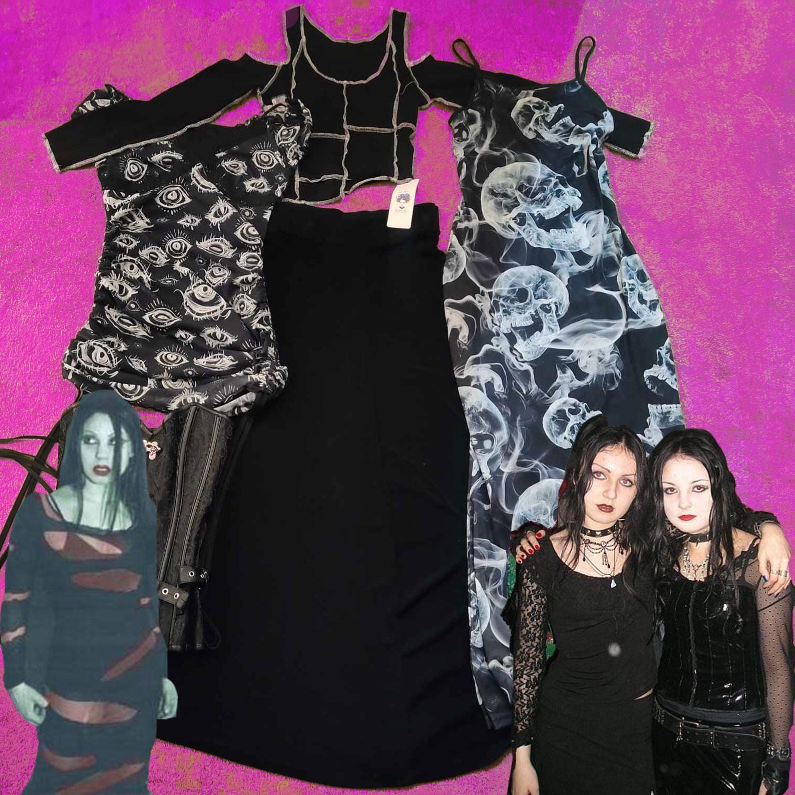 Dark Goth Y2K 2000's Mystery Aesthetic Box Charmed - Etsy